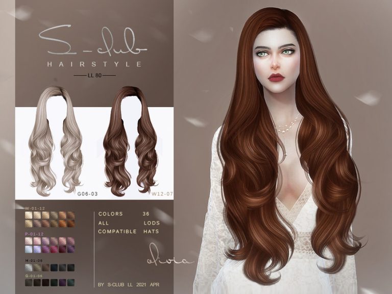 sclub_ts4_LL hair_n80 - The Sims 4 Catalog