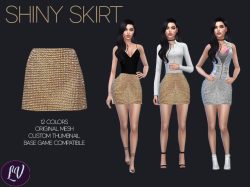Shiny Skirt Vol.18 - The Sims 4 Catalog