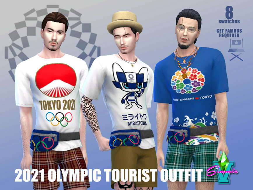 SimmieV 2021 Olympic Tourist - The Sims 4 Catalog