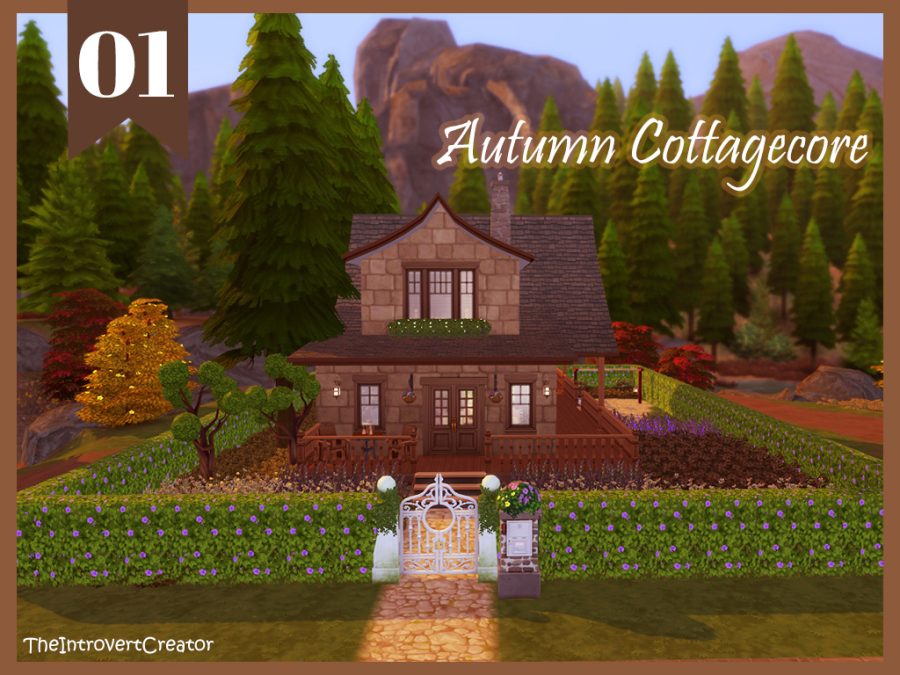 01. Autumn Cottagecore | Old House, Cottagecore - The Sims 4 Catalog