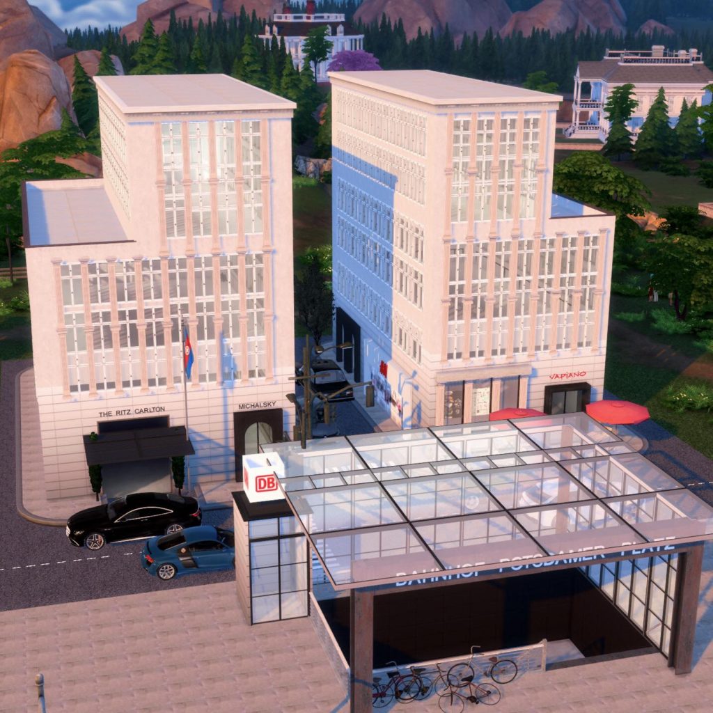 Bahnhof Potsdamer Platz |CC - The Sims 4 Catalog