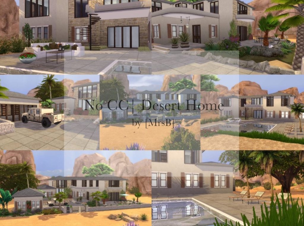 Desert Home |CC Free - The Sims 4 Catalog
