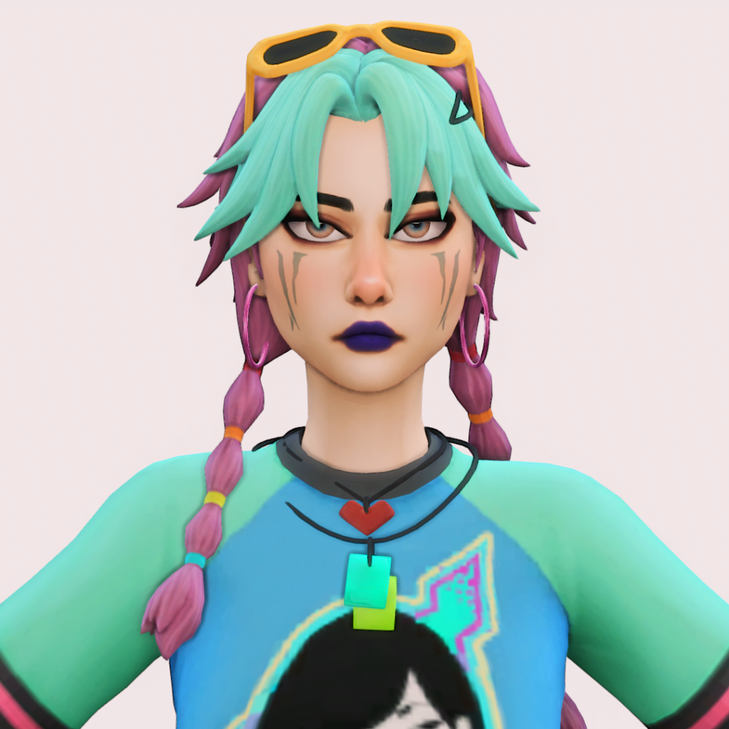 Fortnite Selene HAIR - The Sims 4 Catalog