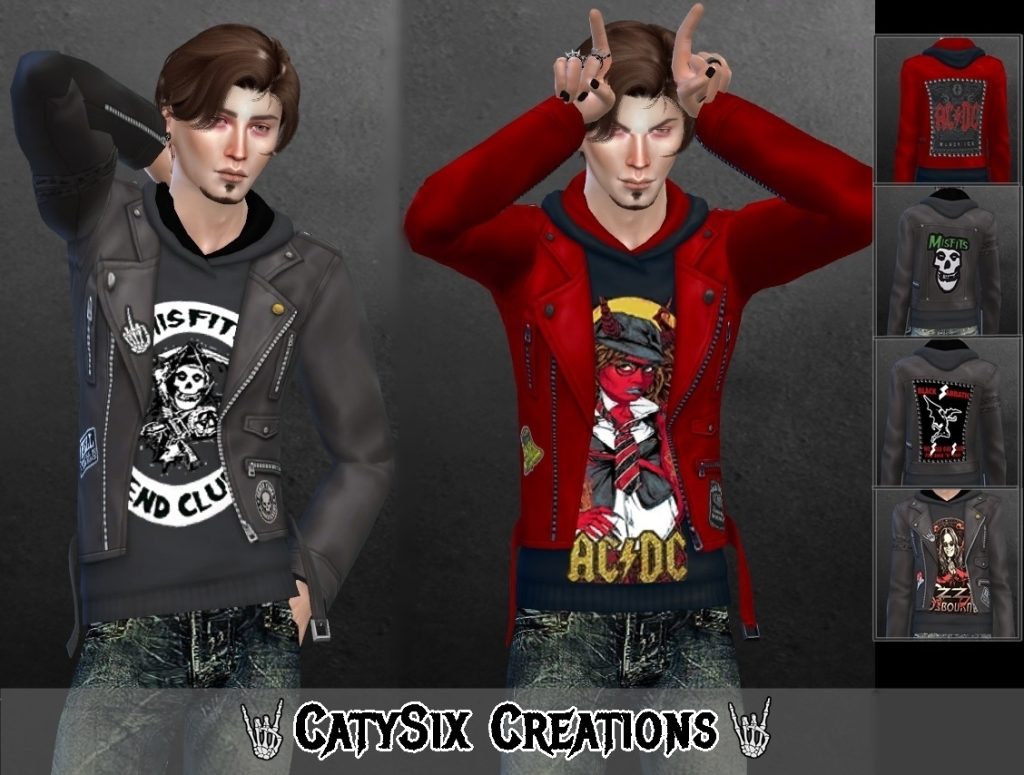 Rebel Wear V1 (M) - The Sims 4 Catalog