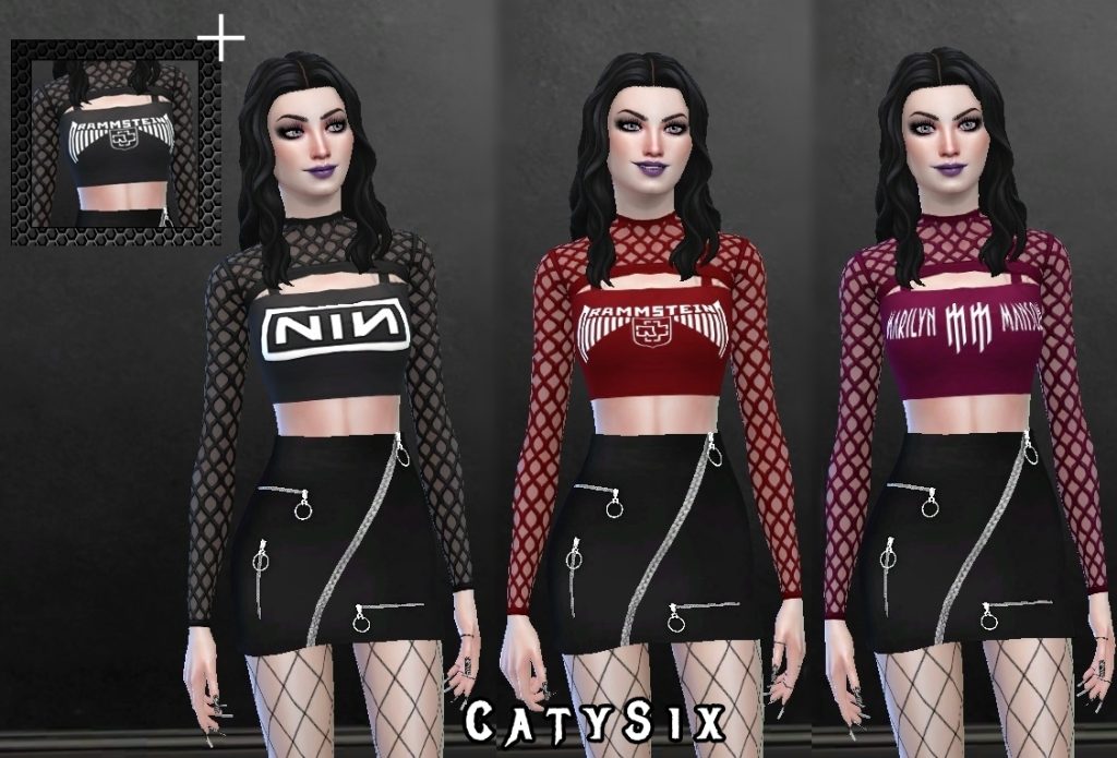 Tops Bands V4 - The Sims 4 Catalog