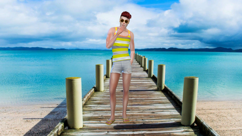 Beach 01 CAS Background - The Sims 4 Catalog