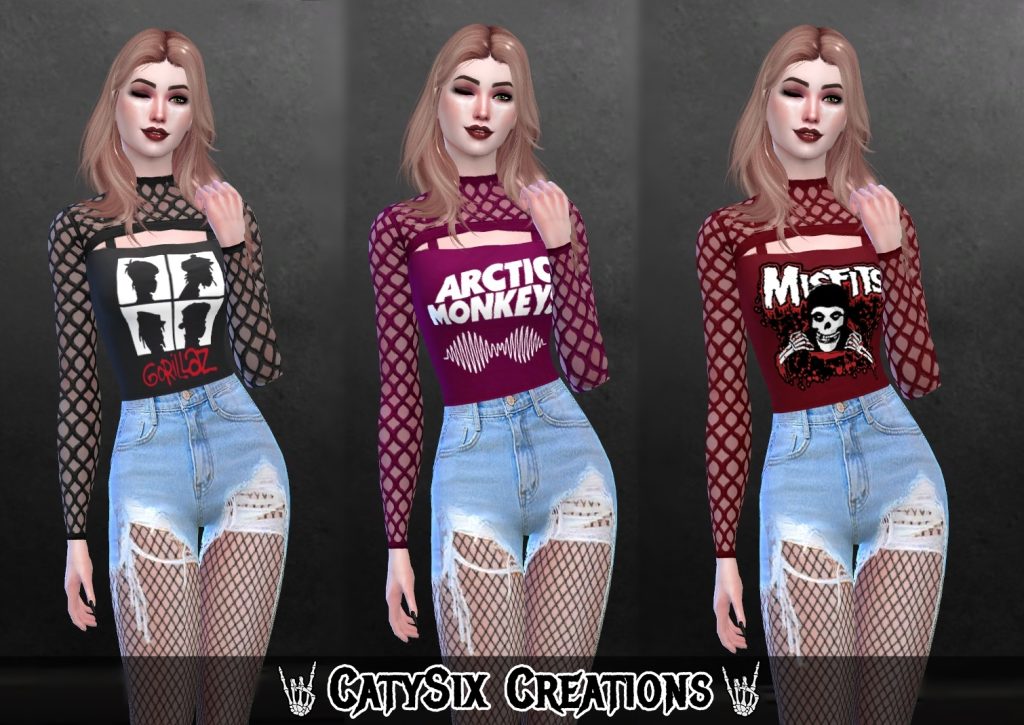 Tops / Bands V6 - The Sims 4 Catalog
