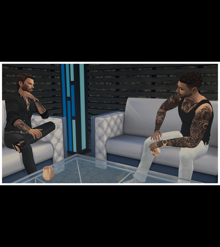 Sit and chat poses 2 - The Sims 4 Catalog