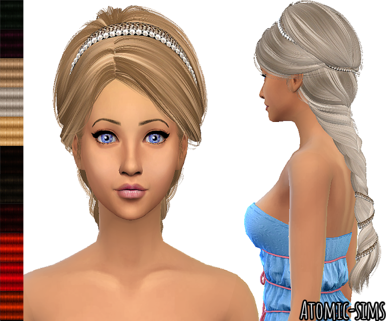 Peggyzone hair 8028 (Pegy 095) retexture - The Sims 4 Catalog