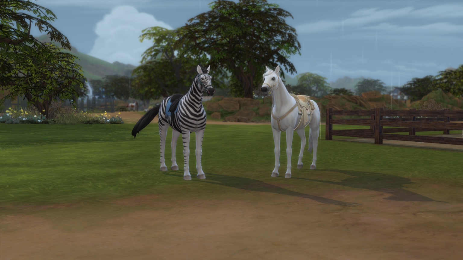 Zebra - Racing Stripes (Horse) | No CC - The Sims 4 Catalog