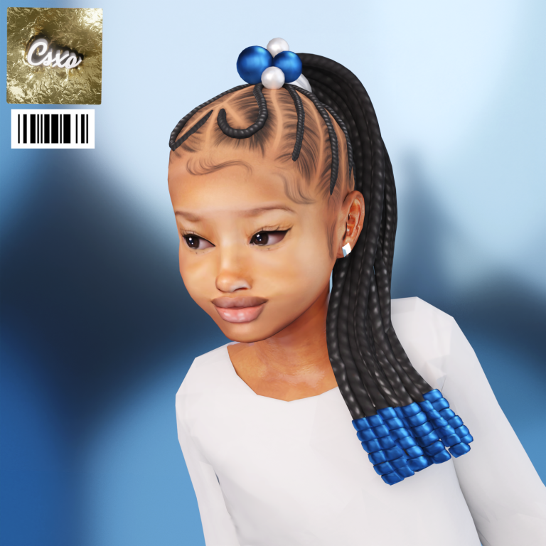 Laylah Braided Pony - The Sims 4 Catalog