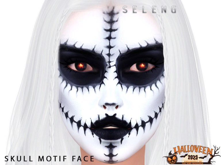 Skull Motif Face - The Sims 4 Catalog