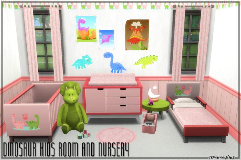 Dinosaur Kids Room and Nursery - The Sims 4 Catalog