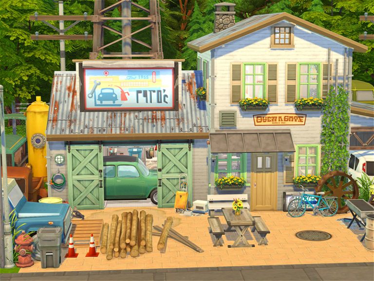 garage home - nocc - The Sims 4 Catalog