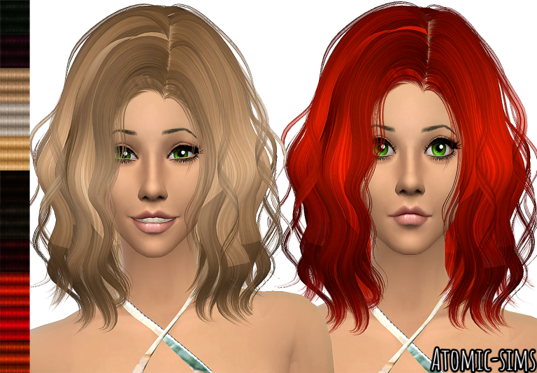 Peggyzone hairmesh 6797 retexture - The Sims 4 Catalog