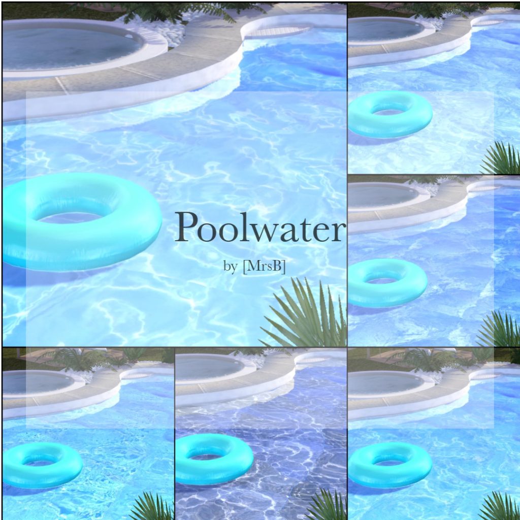 Beach water | 7 Swatches - The Sims 4 Catalog