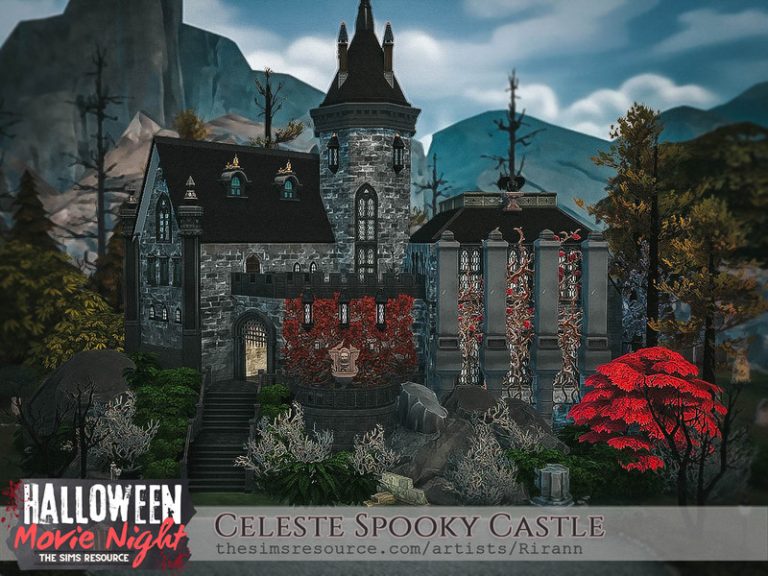 Celeste Spooky Castle - No CC - The Sims 4 Catalog