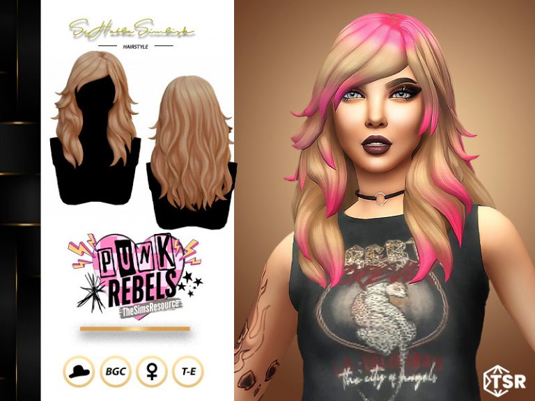 Luna Hairstyle - The Sims 4 Catalog