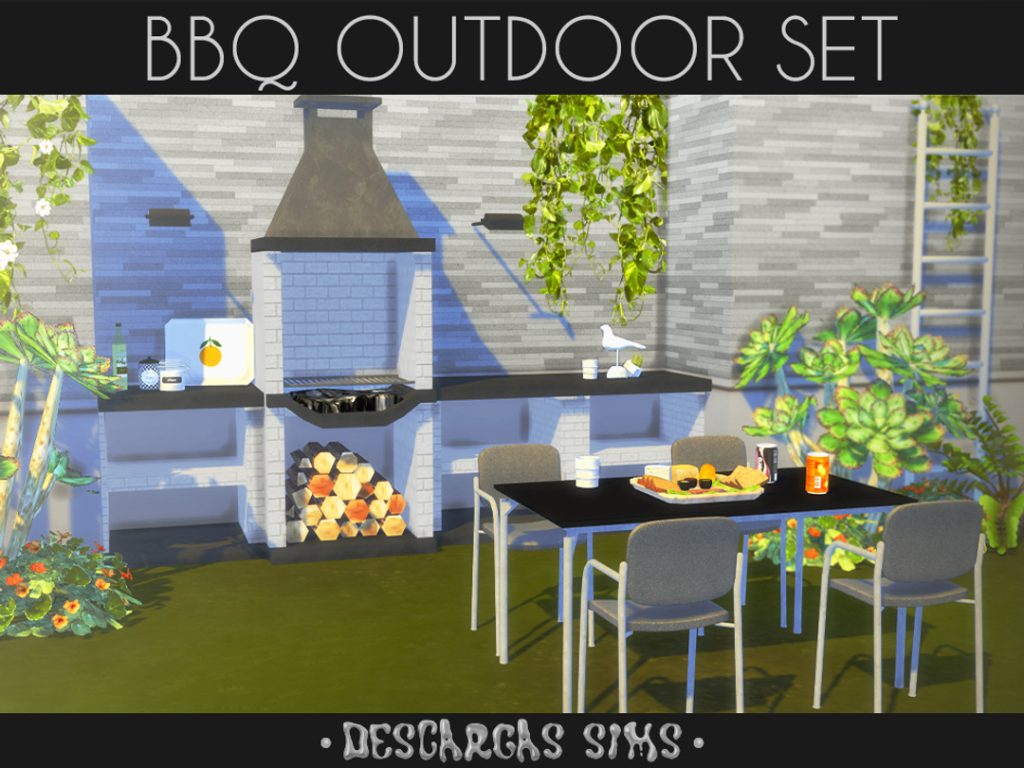 BBQ Outdoor Set - The Sims 4 Catalog